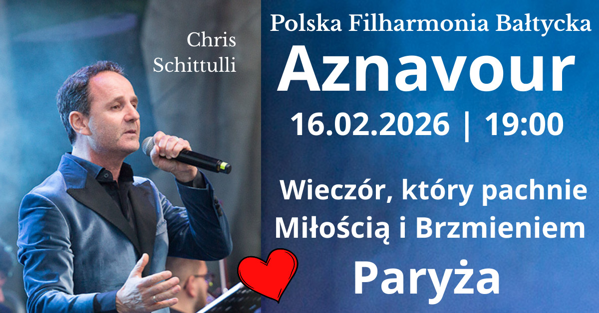 Aznavour na Walentynki - Chris Schittulli w Polskiej Filharmonii ...